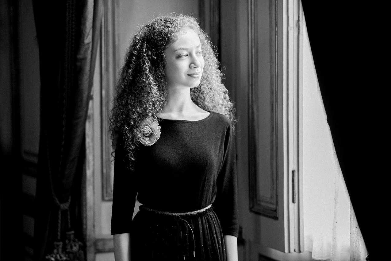 Portraits d'Arielle Beck, jeune prodige de la musique classique ...